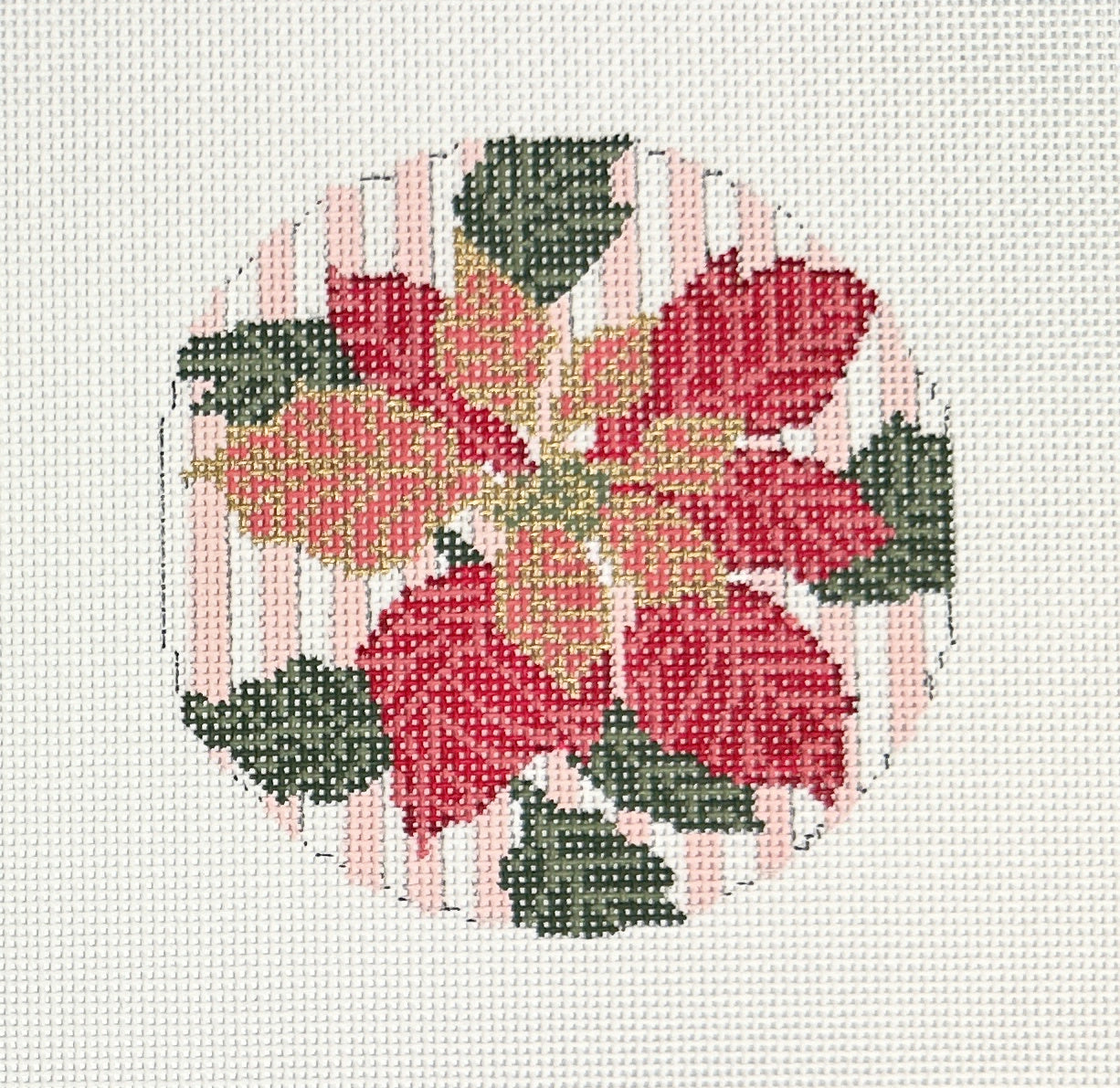 Poinsettia Round – The Needle Bug