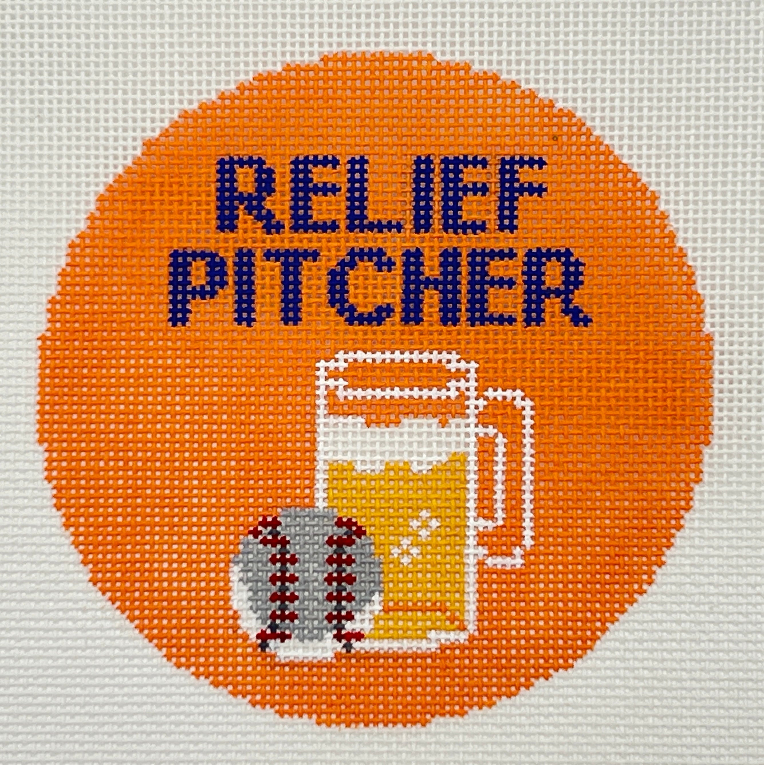 Relief Pitcher - Baseball Sports Coaster – The Needle Bug