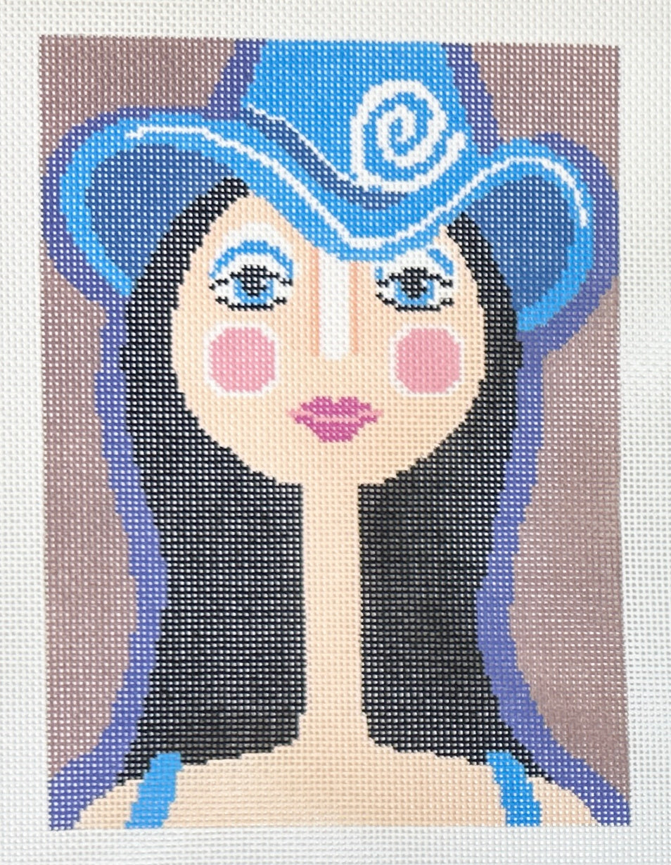 DA04 Blue Cowboy Hat – The Needle Bug