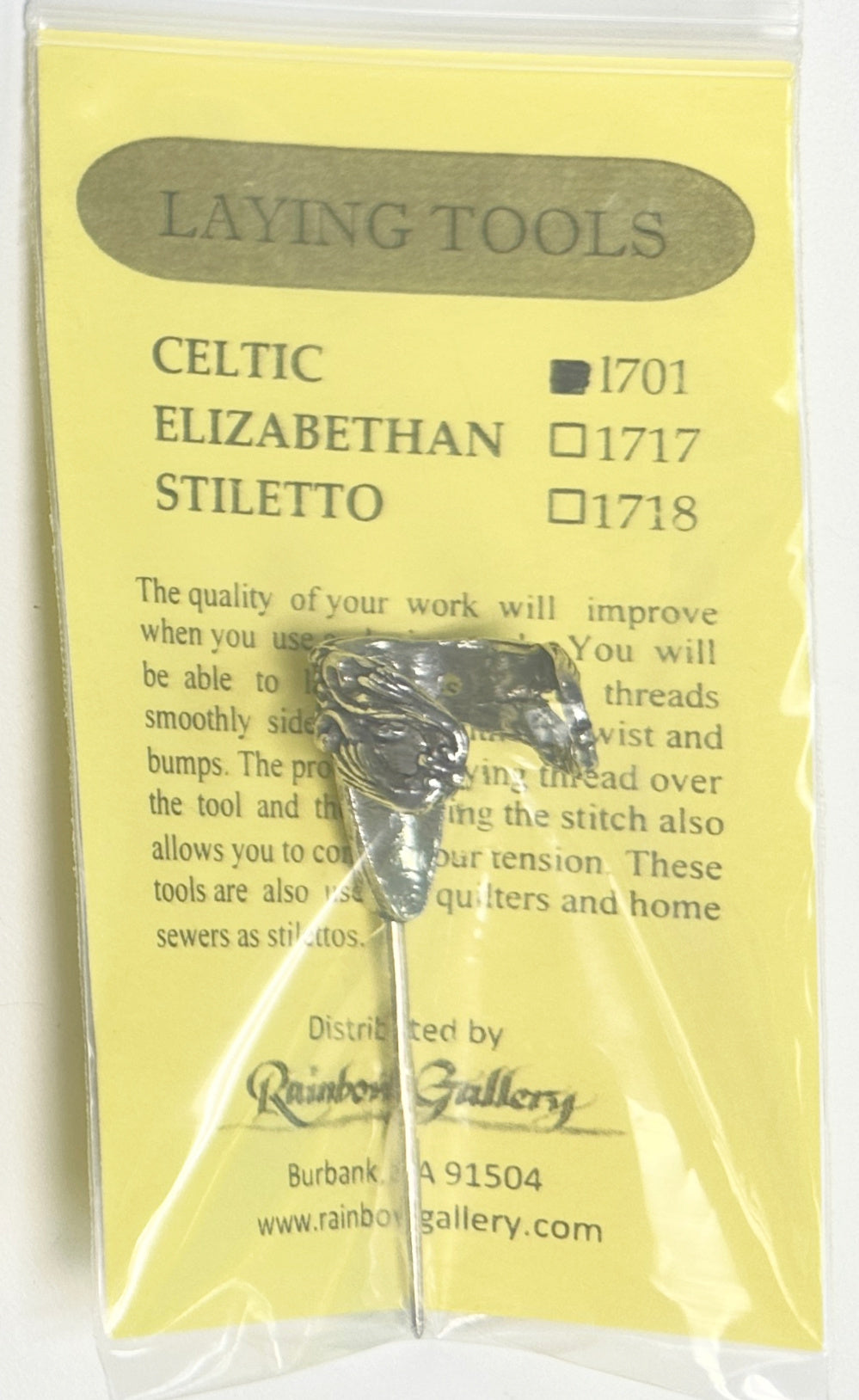 celtic laying tool/trolly tool 1701 – The Needle Bug