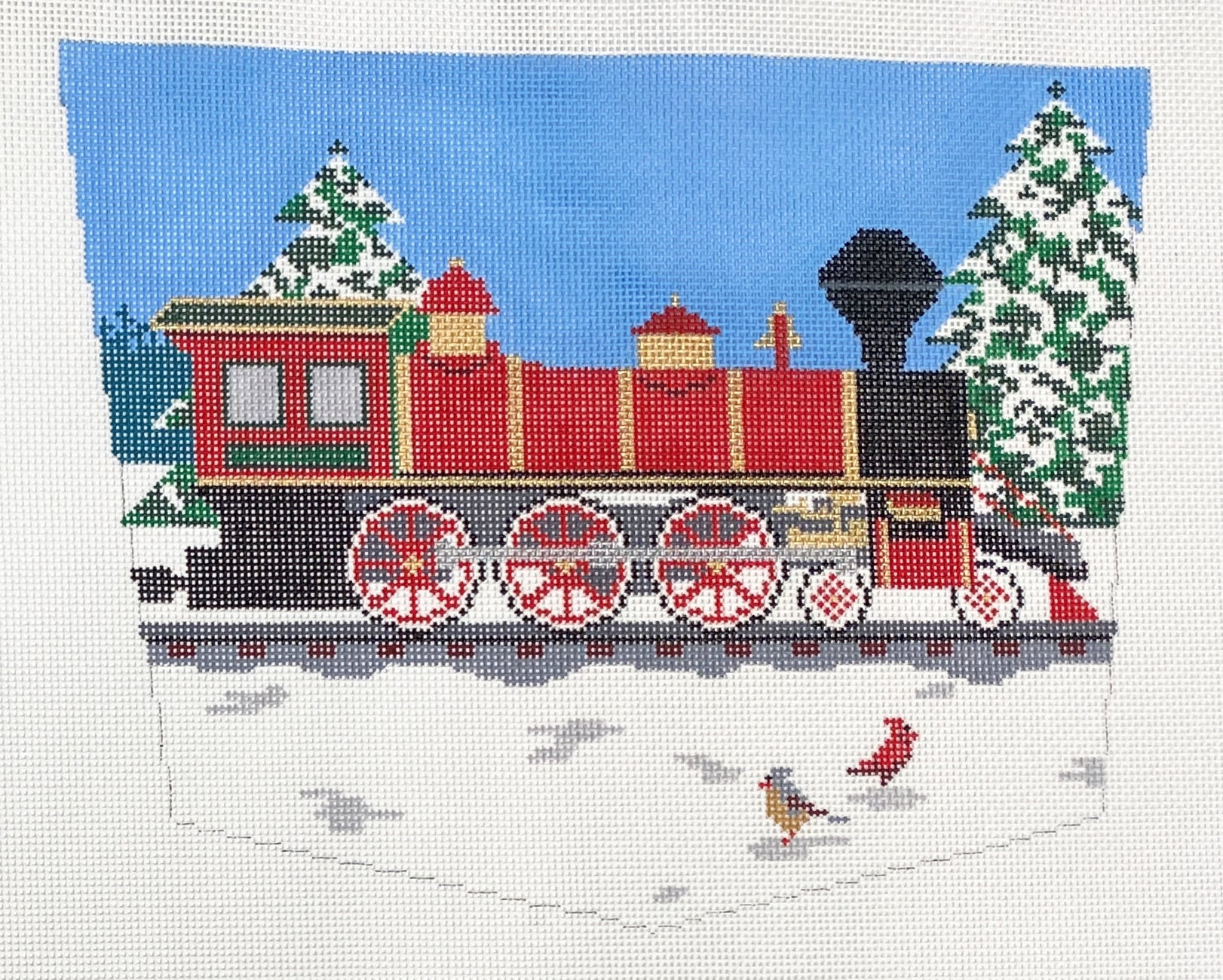 locomotive stocking cuff – The Needle Bug
