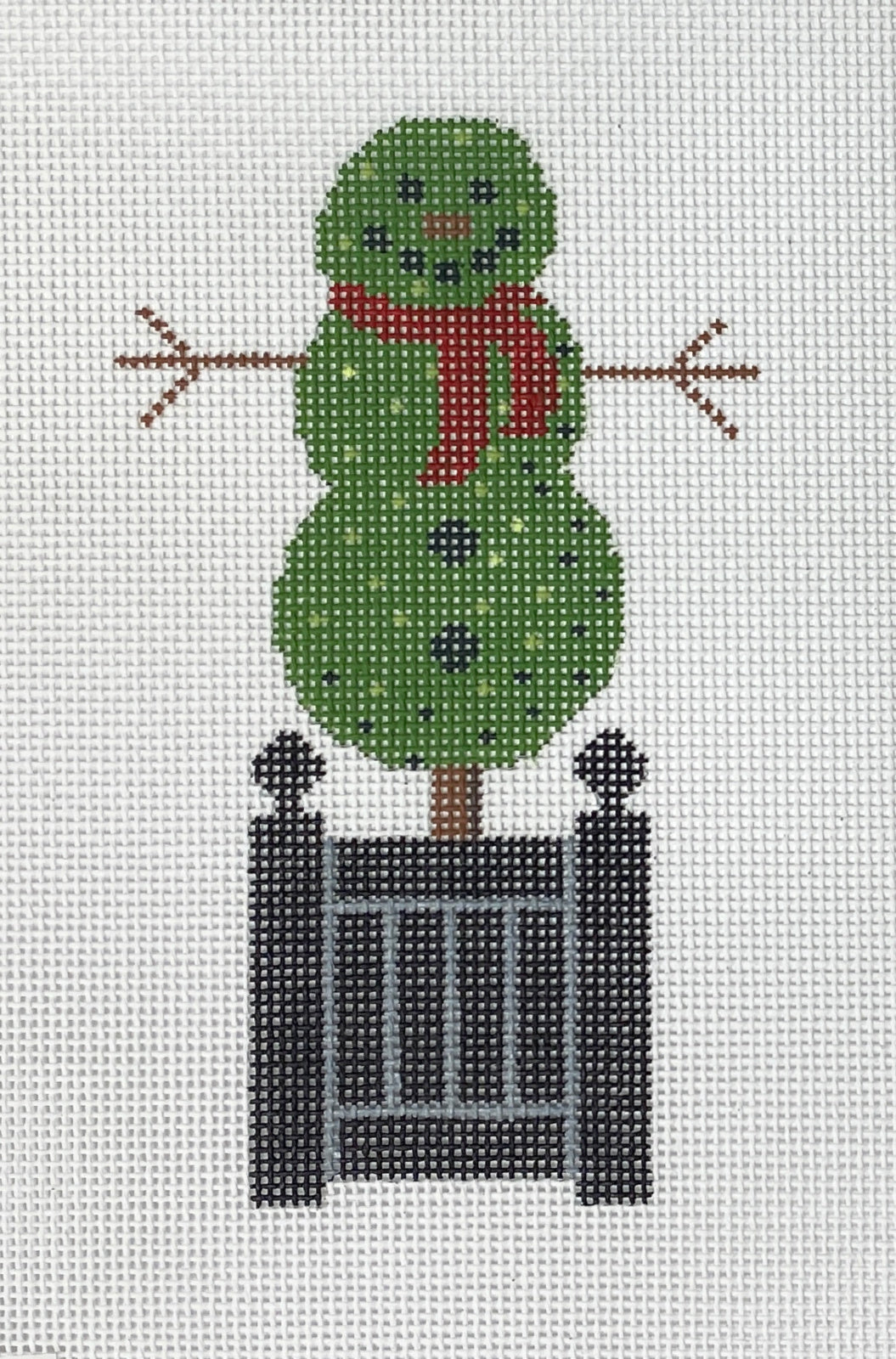 snowman topiary – The Needle Bug