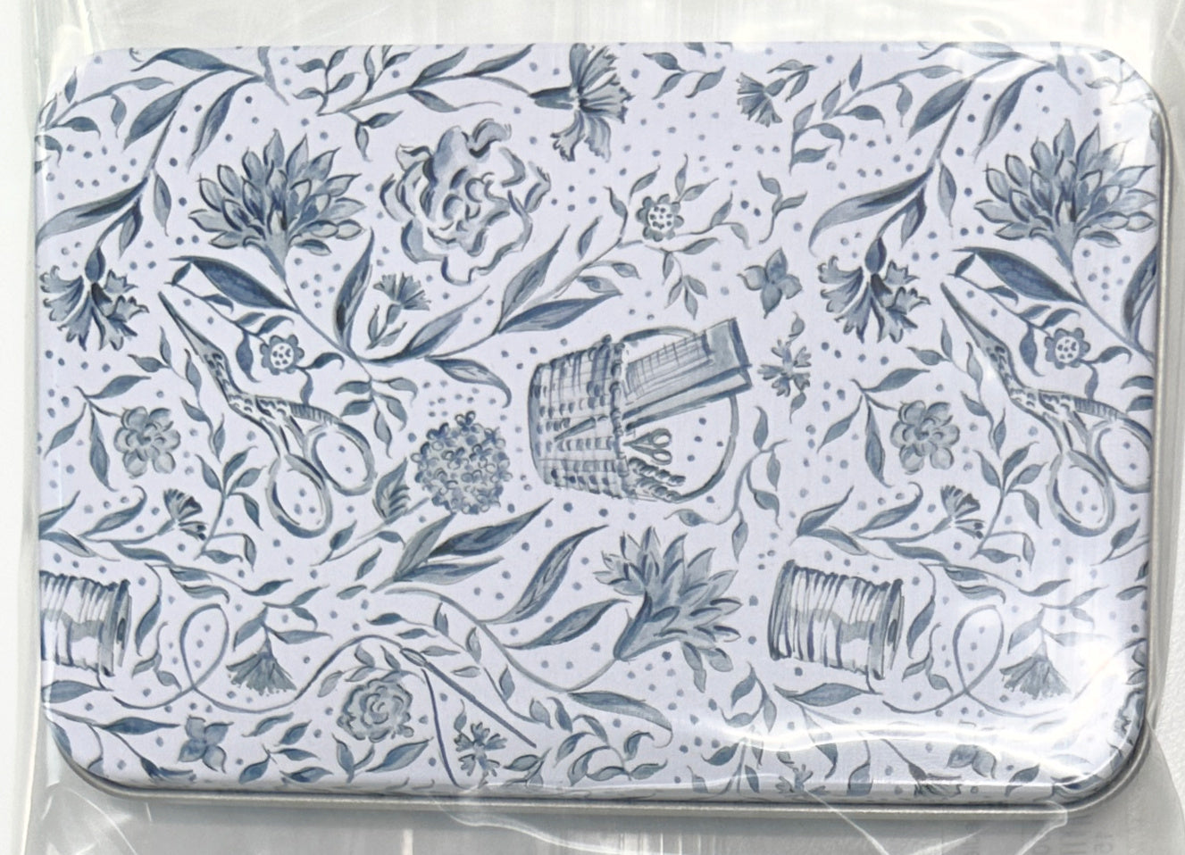 needlepoint print tin box – The Needle Bug