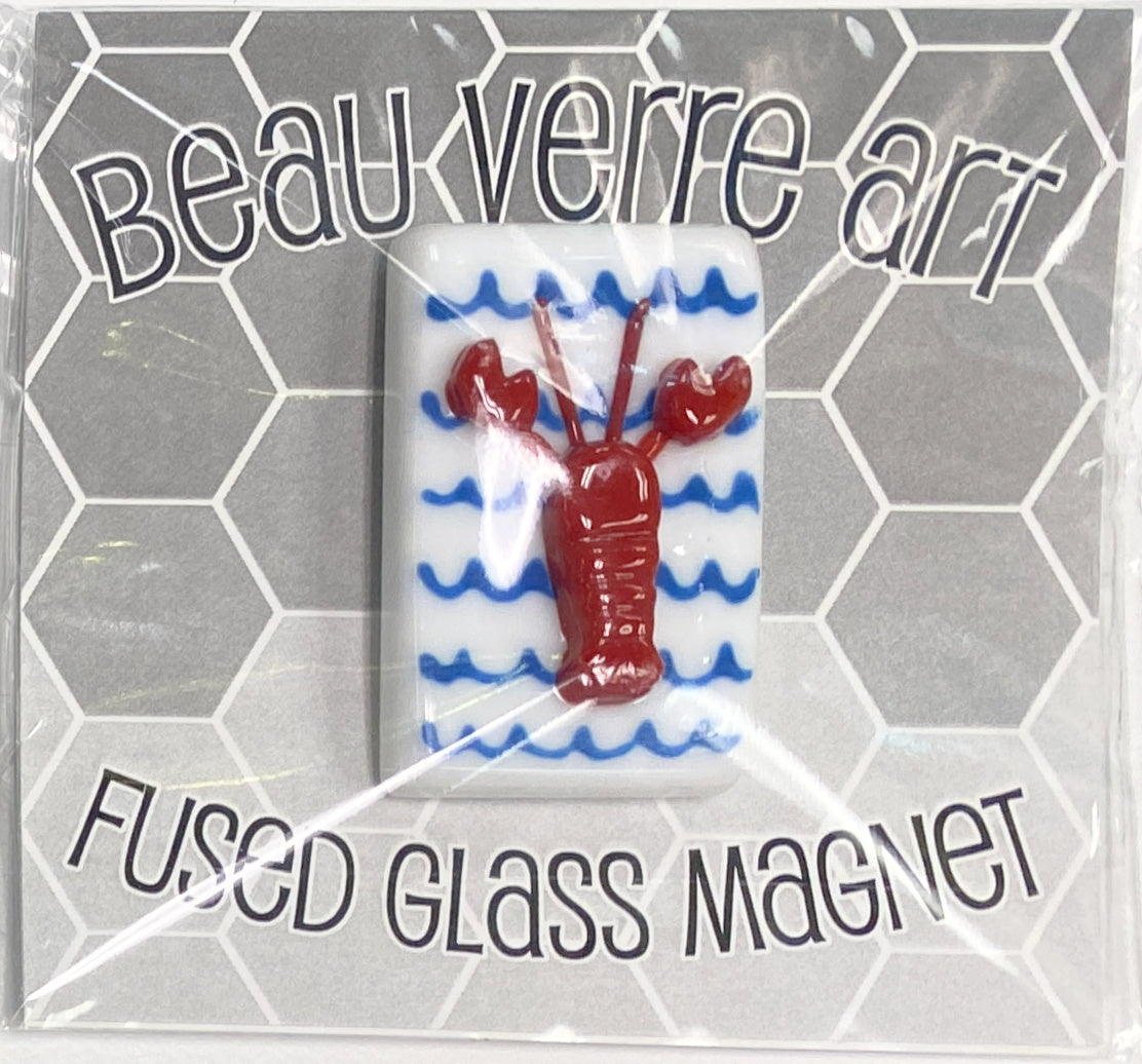 lobster fused glass needleminder – The Needle Bug