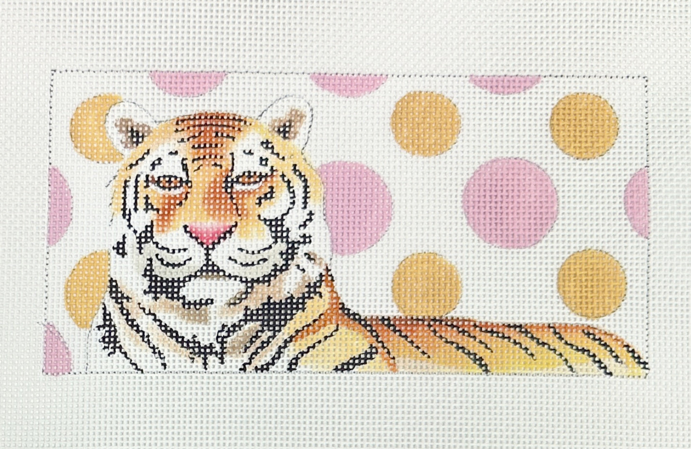 tiger on polka dots – The Needle Bug