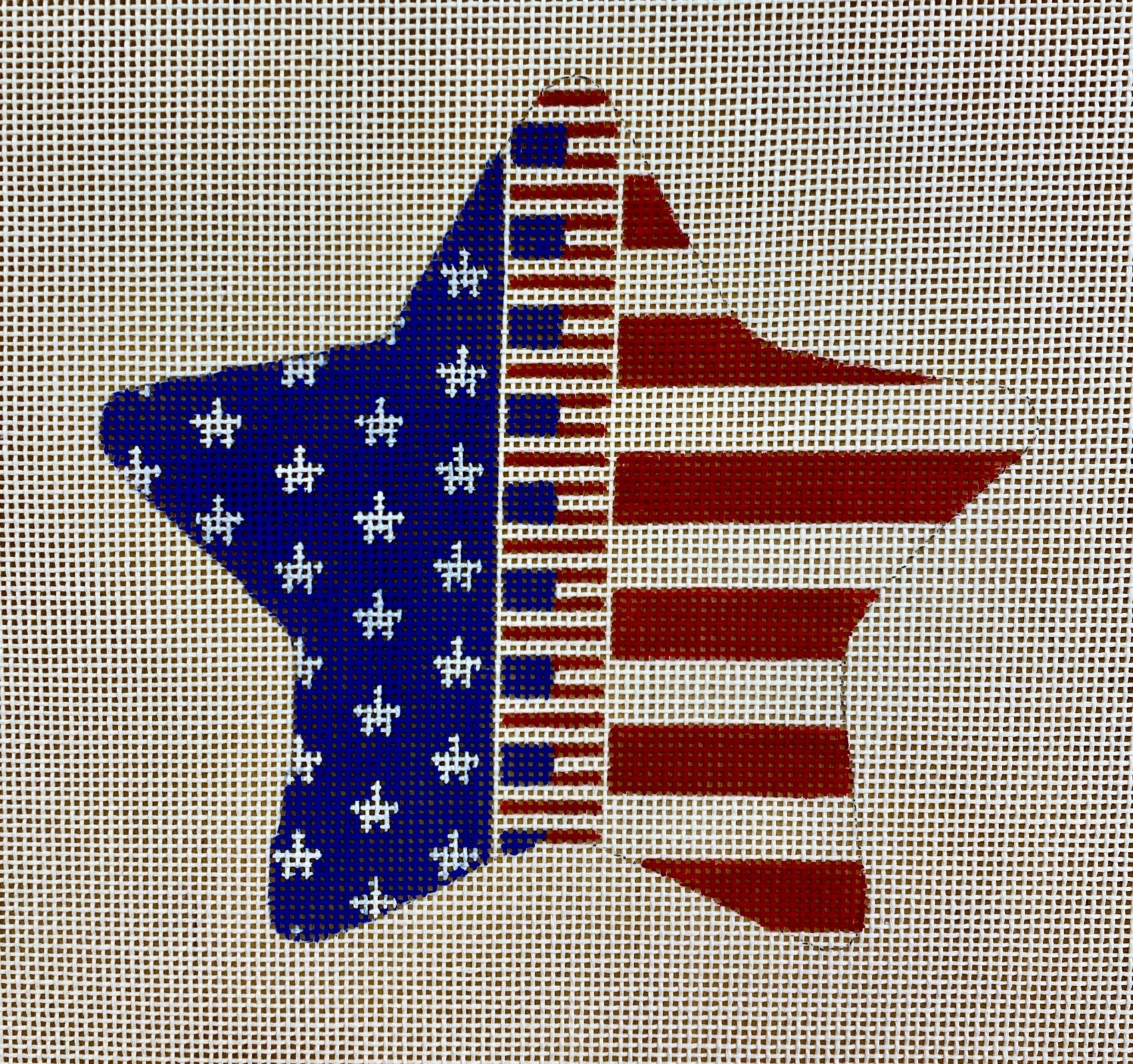 patriotic star, flags – The Needle Bug