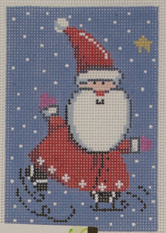 santa ice skating – The Needle Bug