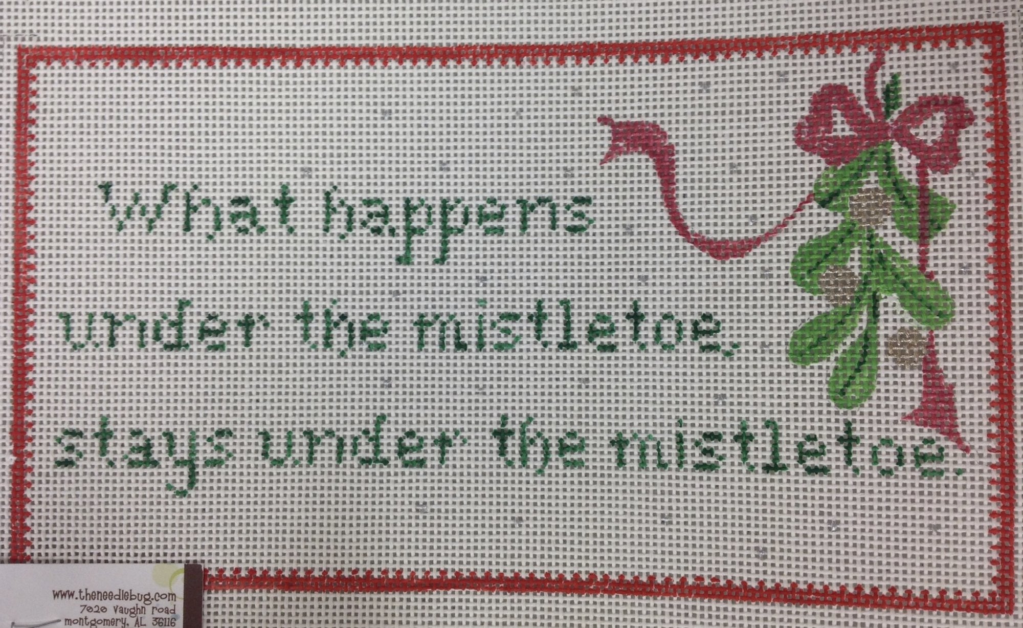 What Happens Under Mistletoe – The Needle Bug