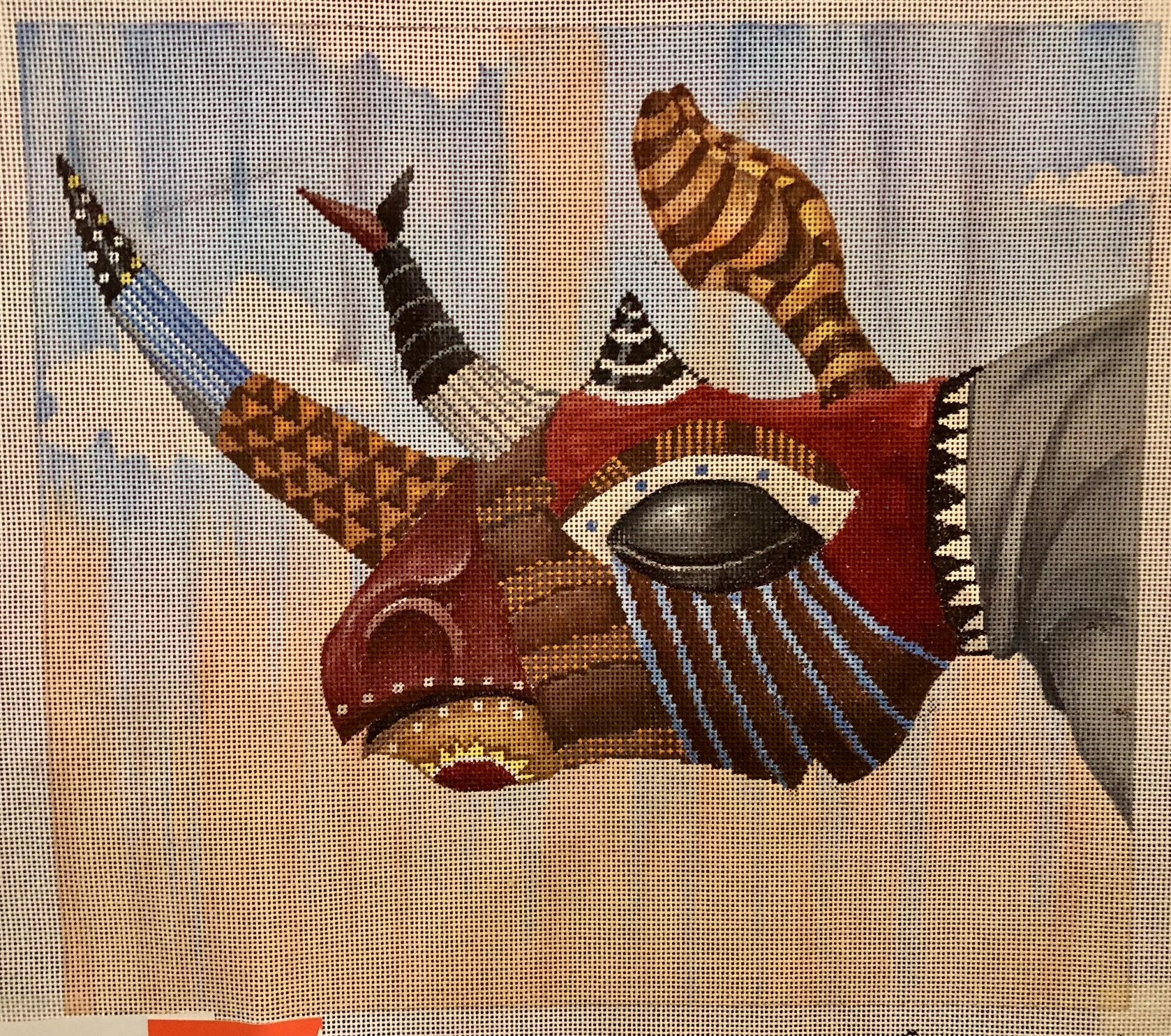tribal mask, rhino – The Needle Bug